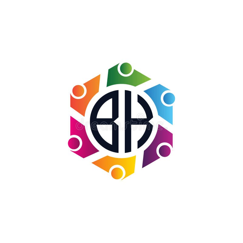 Community Hexagon Initial Letters Bk Stock Illustrations – 1 Community ...