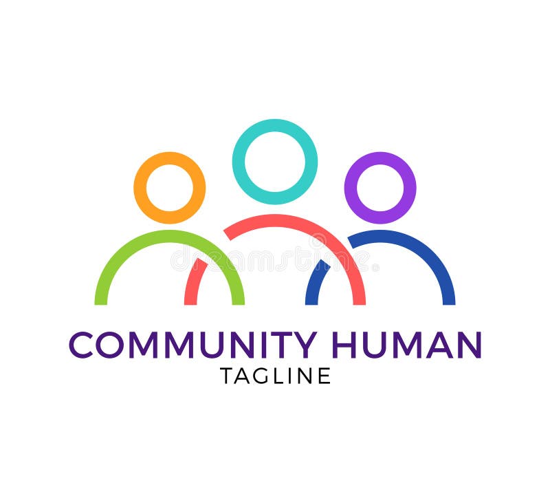 Community Human Logo Template Illustration Icon Element Isolated Stock ...