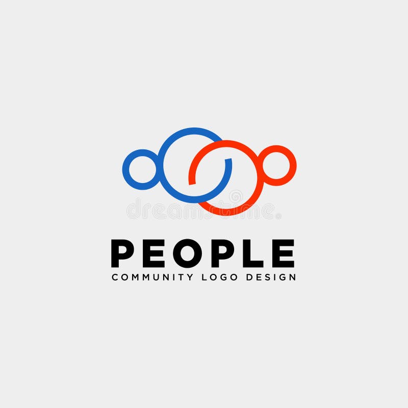 Community Human Logo Template Illustration Icon Element Isolated Stock ...