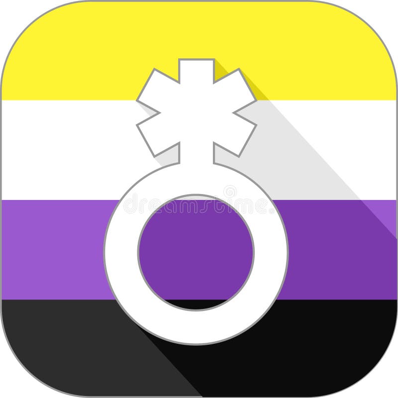 Community icon Non binary stock vector. Illustration of tolerance - 208070951