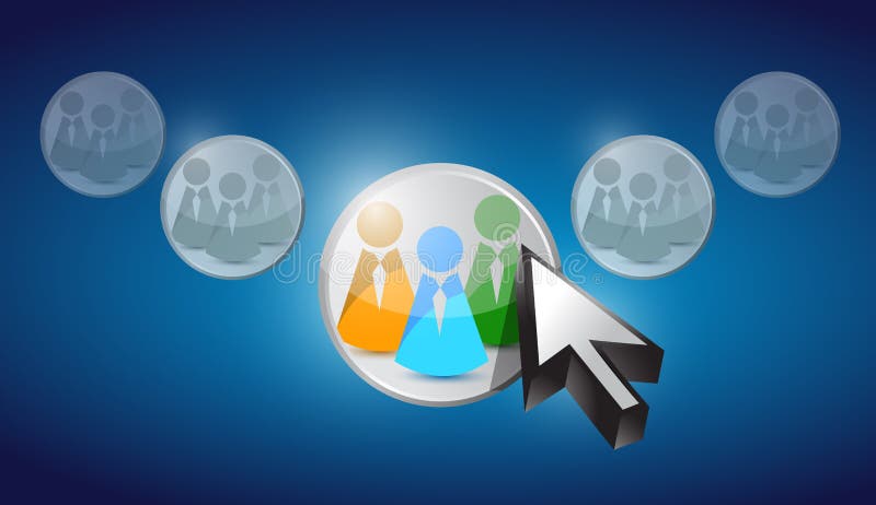 Icon Selection Magnify Search Illustration Design Stock Illustration ...