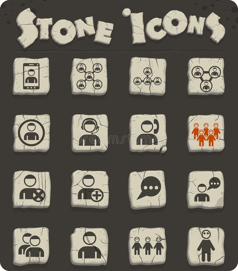 Community icon set stock vector. Illustration of togetherness - 125806898