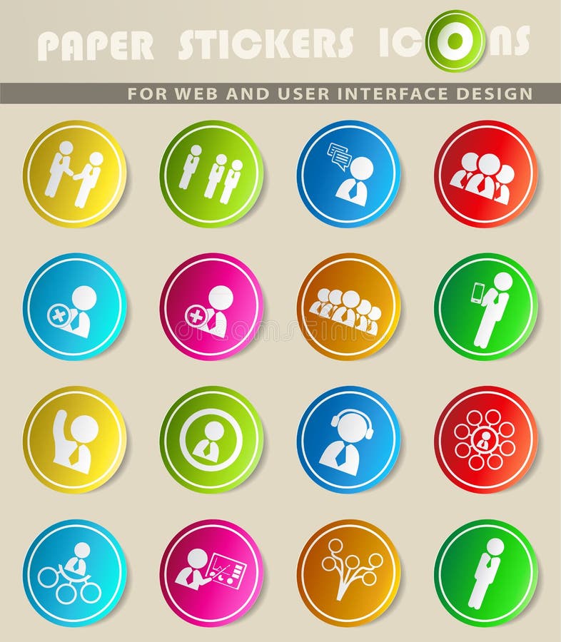 Community icon set stock illustration. Illustration of volunteering ...