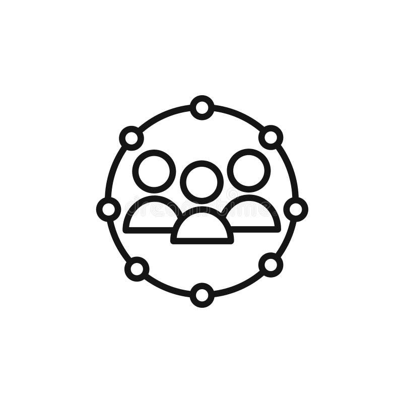 Community Icon Vector Set Collection for Web Stock Vector ...