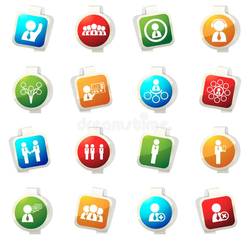 Community icons set stock vector. Illustration of speech - 66099548