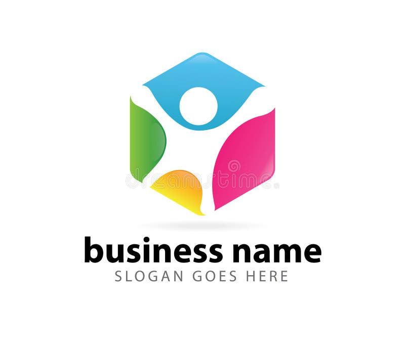 Community Leader Success Achievement Vector Logo Design Stock Vector ...