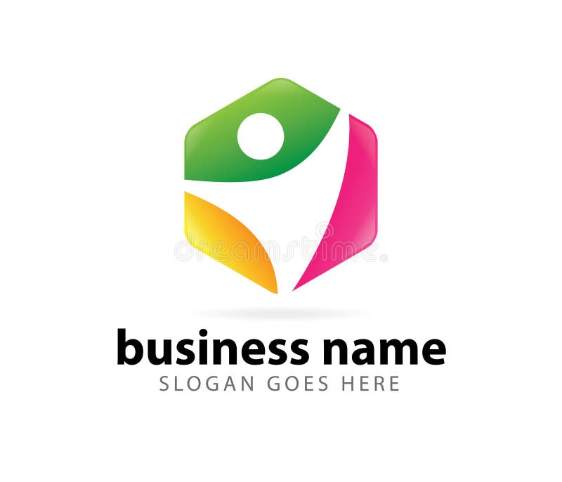 Community Leader Success Achievement Vector Logo Design Stock Vector ...