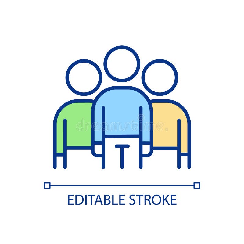 Community Leadership RGB Color Icon Stock Vector - Illustration of ...