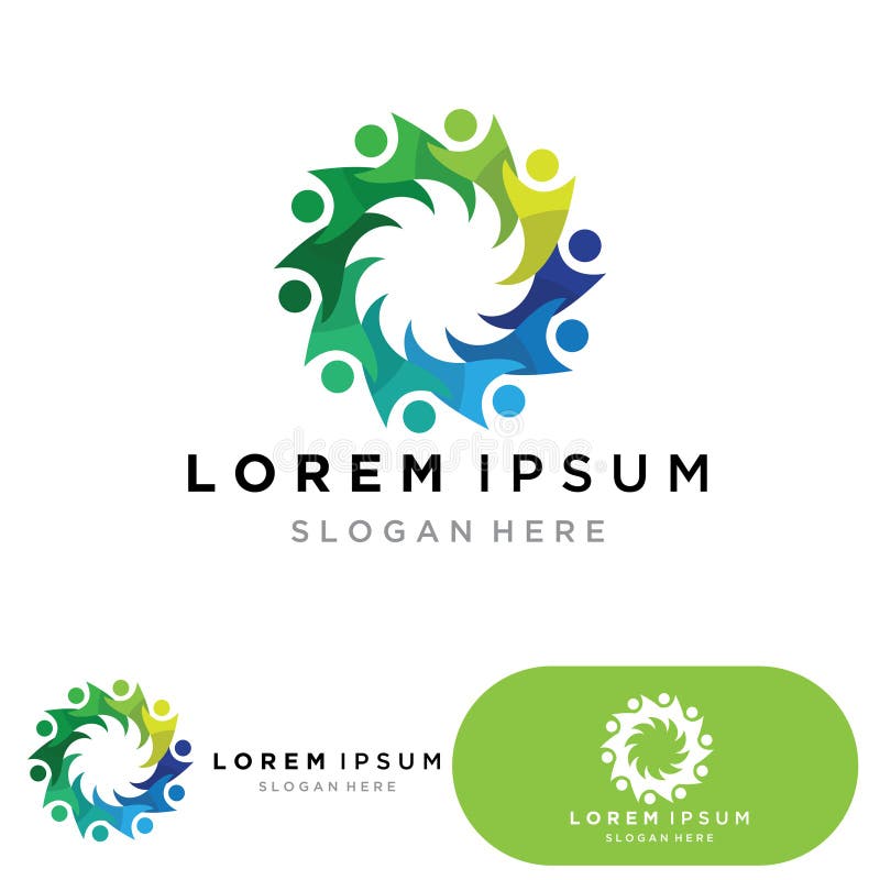 Community Logo Design Template for Teams or Groups.network and Social ...