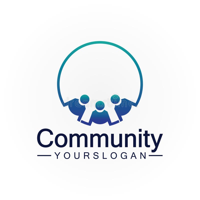 Community Logo Design Template for Teams or Groups.network and Social ...