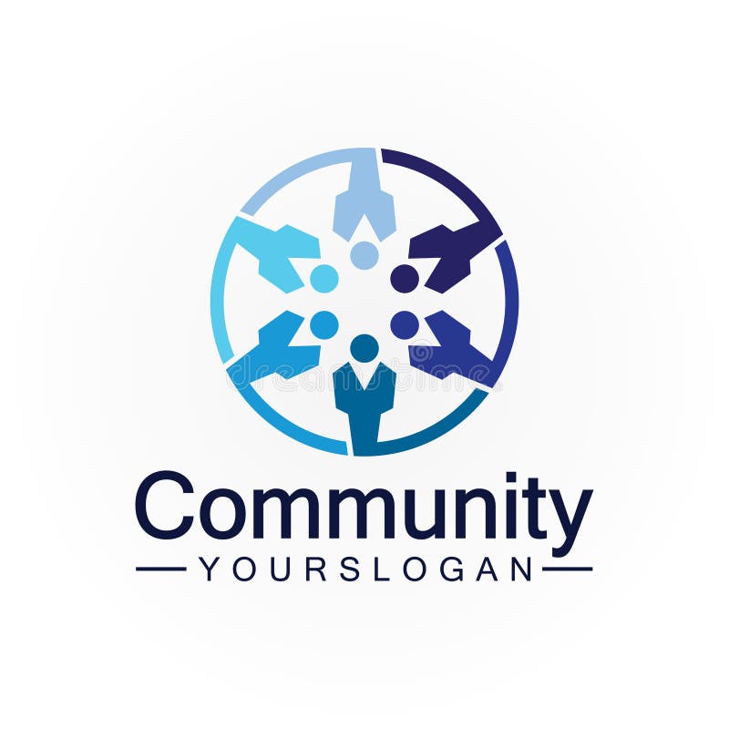 Community Logo Design Template for Teams or Groups.network and Social ...
