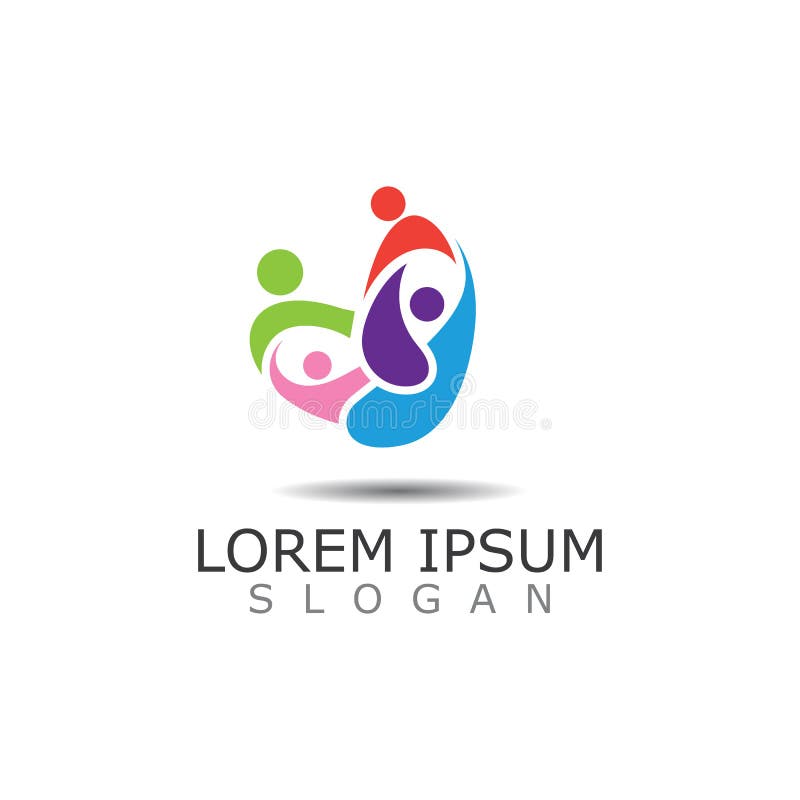 Community Logo Design Vector Template. Teamwork Design Inspiration ...