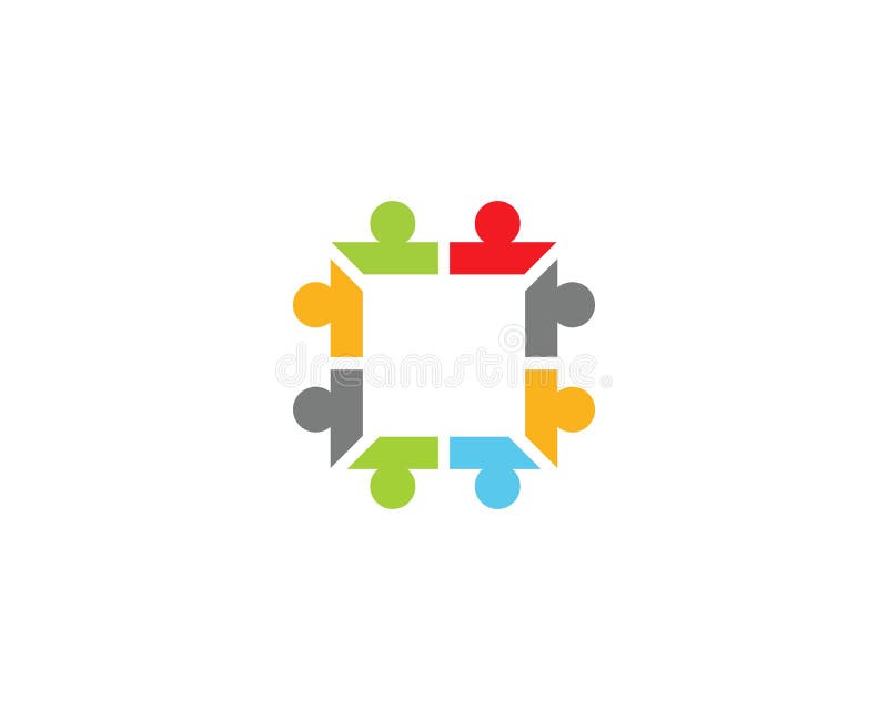 Community logo icon stock vector. Illustration of diversity - 131637195