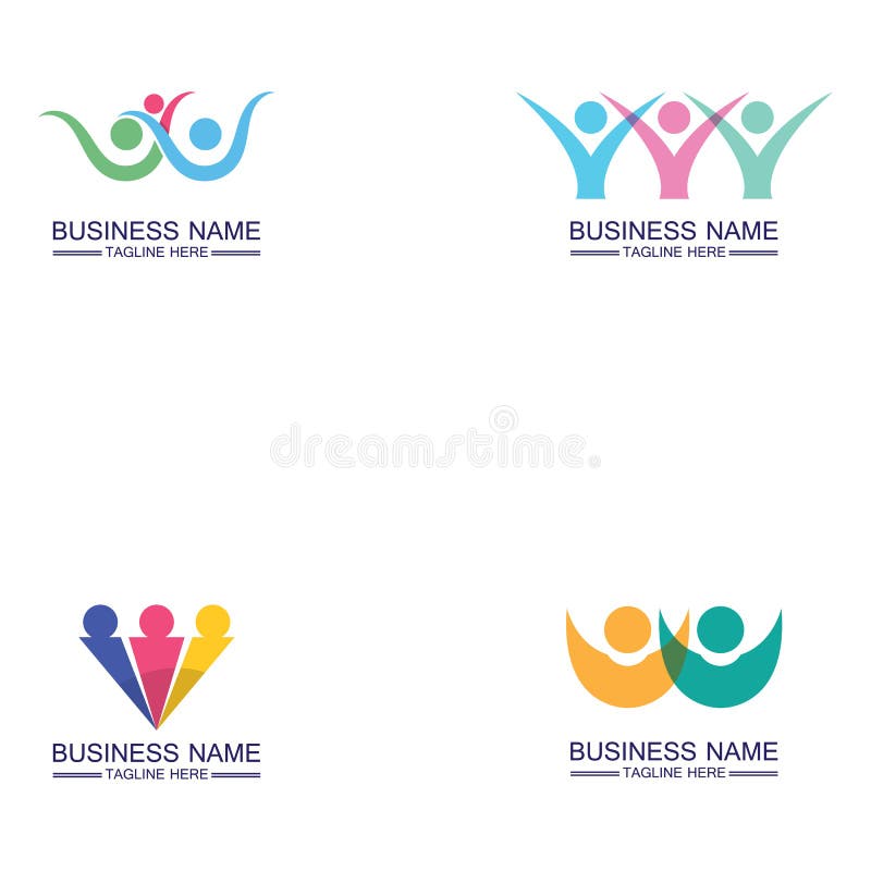 Community Logo People Work Team and Business Vector Logo and Design ...