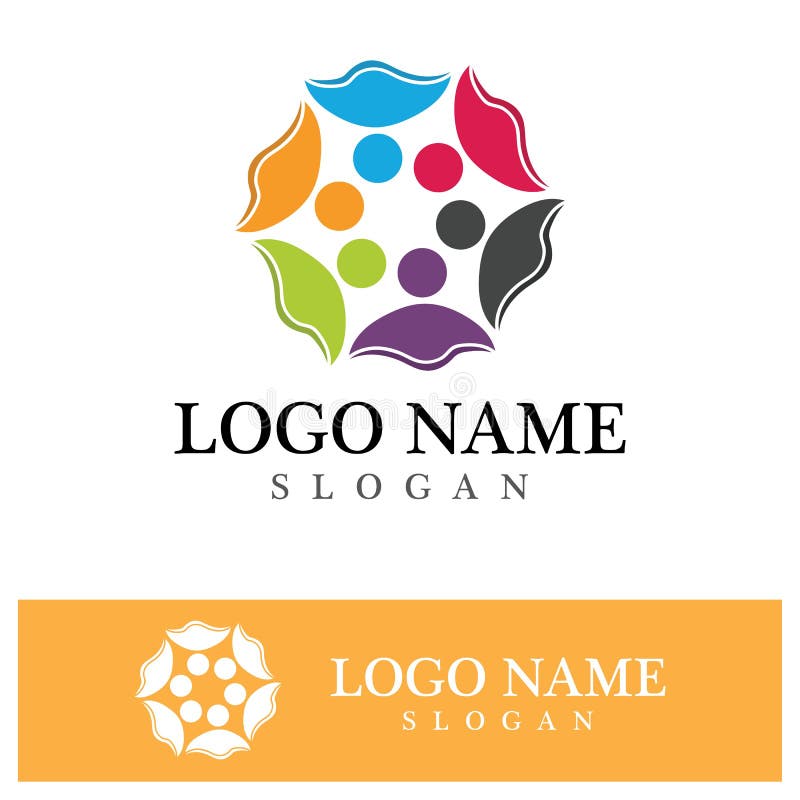 Community Logo and Symbol Vector Stock Vector - Illustration of team ...