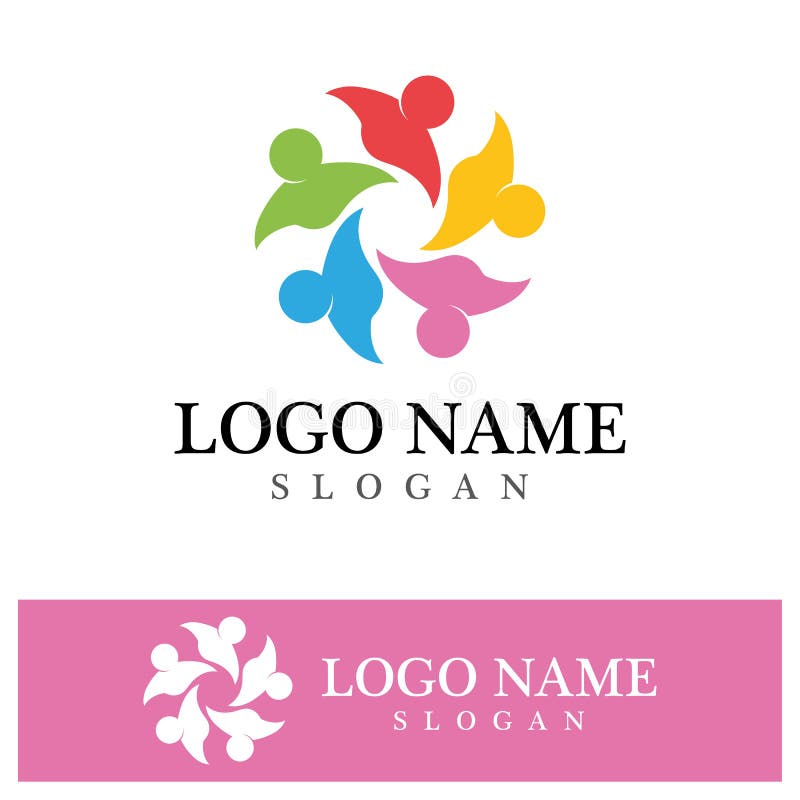 Community Logo and Symbol Vector Stock Vector - Illustration of support ...
