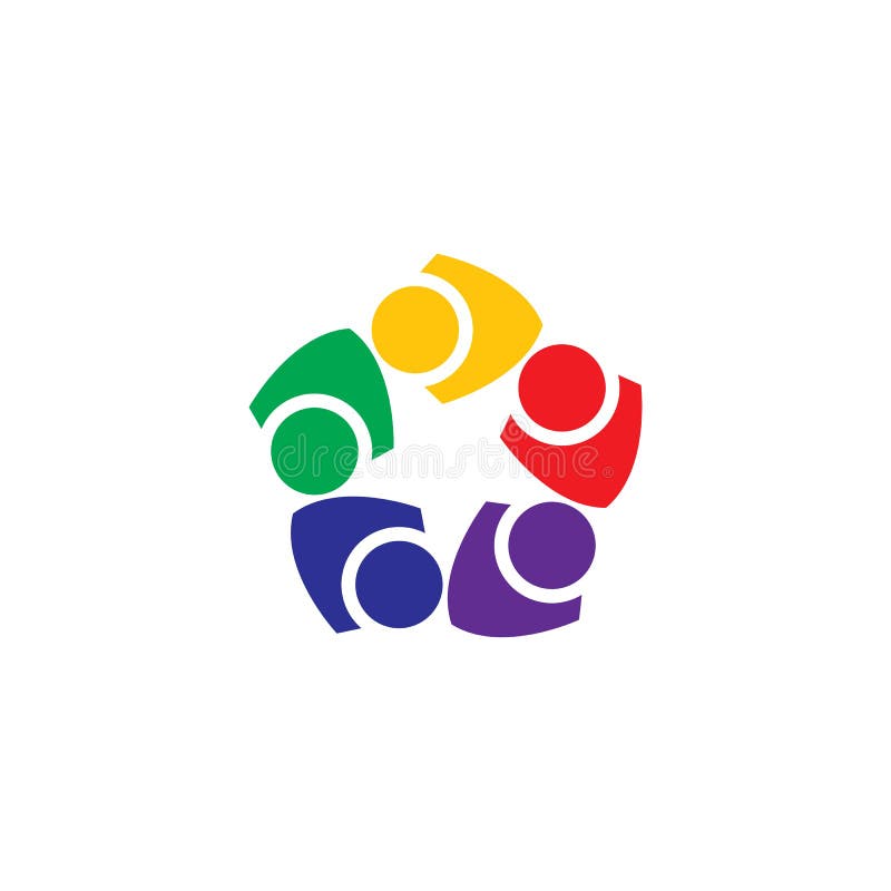 Community logo template stock vector. Illustration of leadership ...