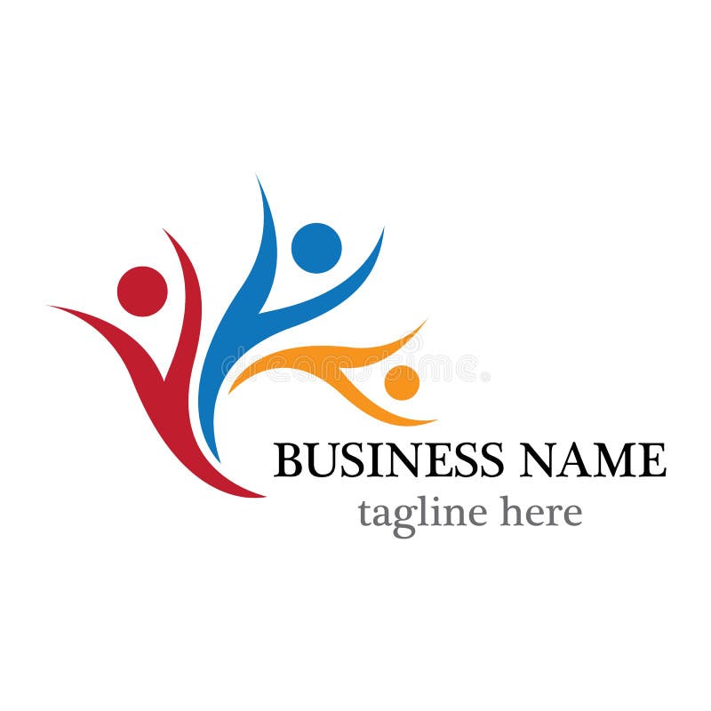 Community logo template stock vector. Illustration of business - 235034829