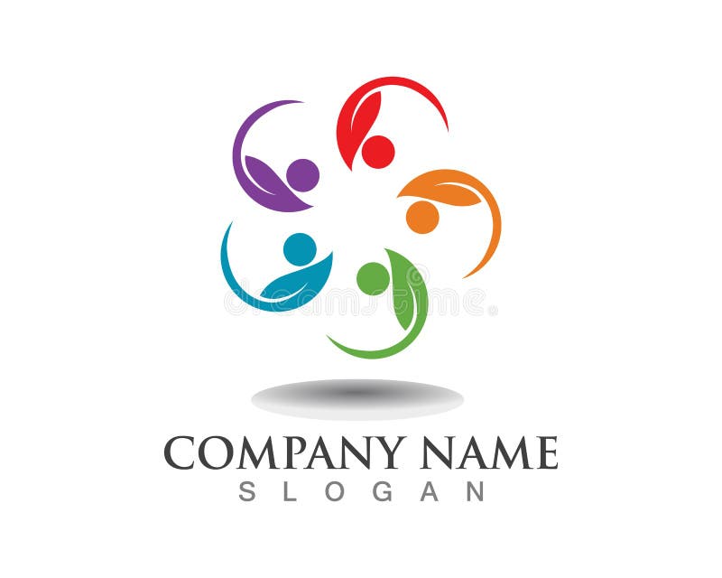 Community Logos Template Logo Stock Illustration - Illustration of ...