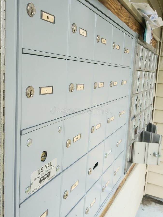 Community Mailboxes stock photo. Image of mailbox, mailroom - 126122