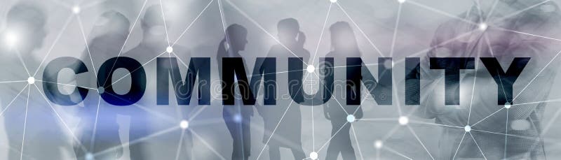 Community Mixed Media Business Social Background 2021 Stock ...