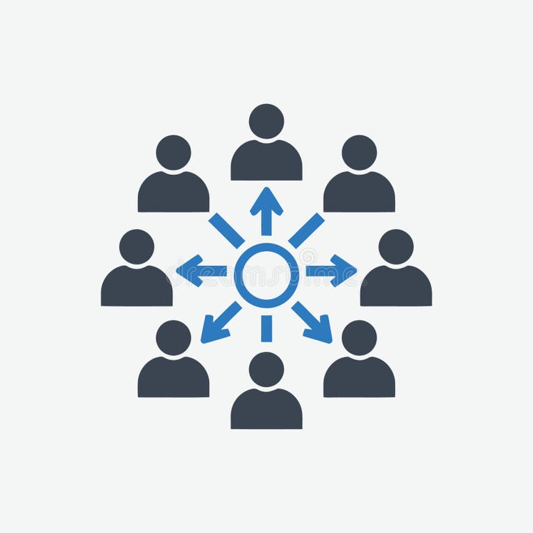 Community Network icon stock vector. Illustration of design - 346302106