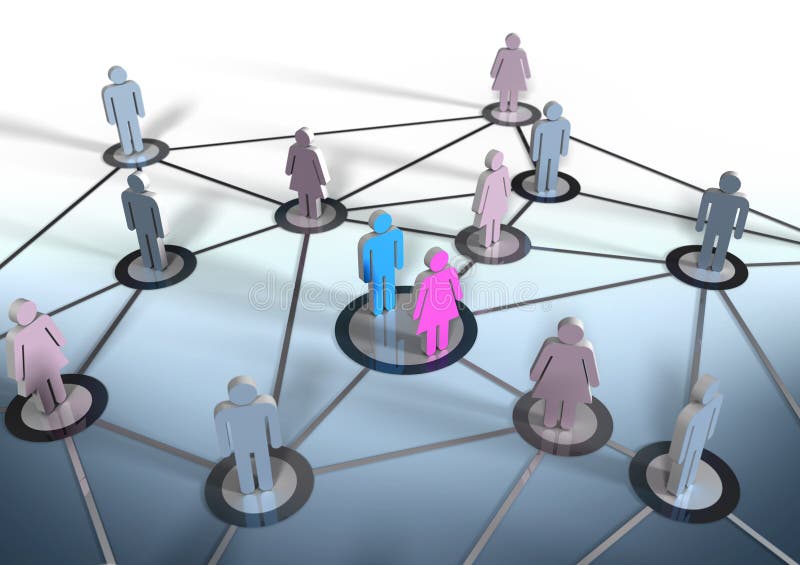 Community Network - Relationship between Girls and Boys Stock ...