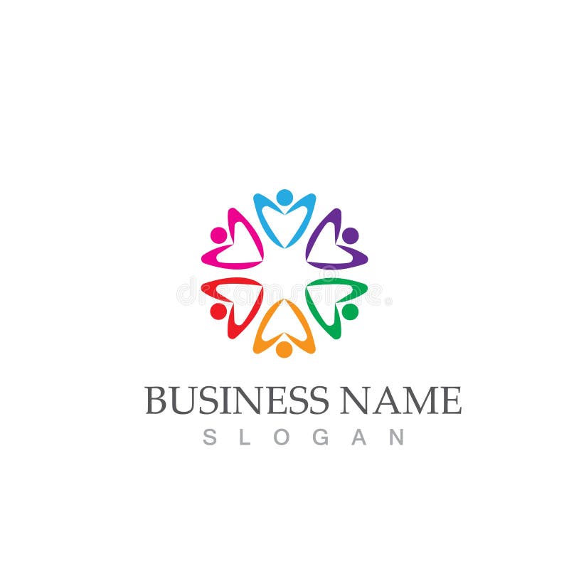 Community, Network and Social Icon Stock Vector - Illustration of happy ...