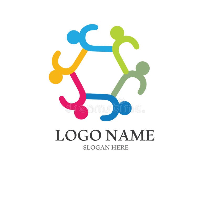 Community, Network and Social Icon Stock Vector - Illustration of ...