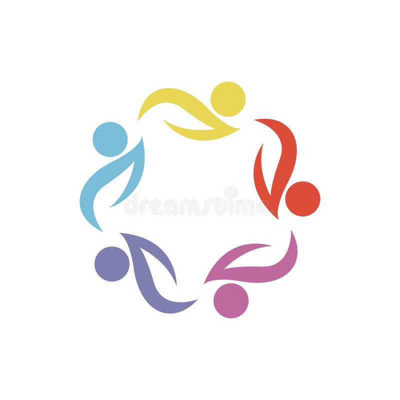 Community, Network and Social Icon Stock Vector - Illustration of happy ...