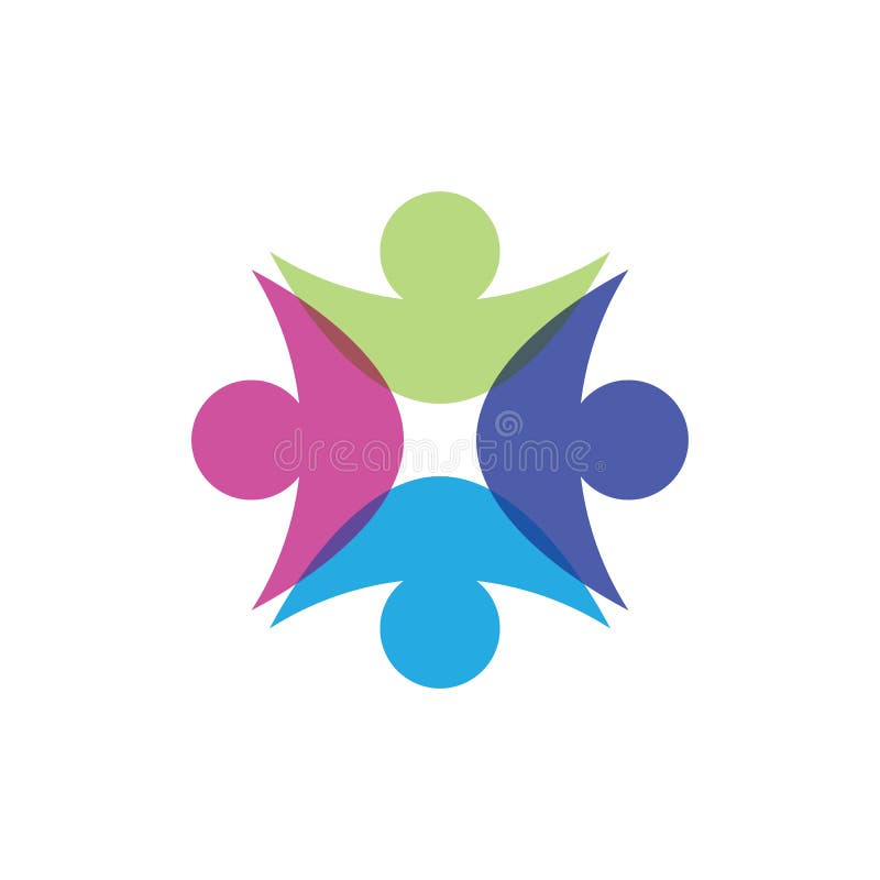 Community, Network and Social Logo Design Stock Vector - Illustration ...