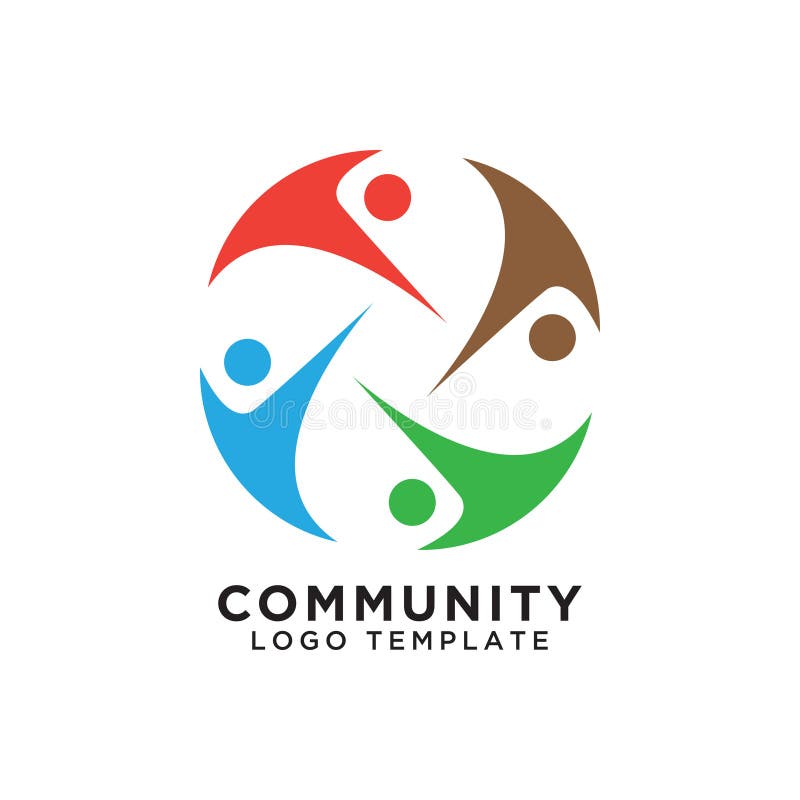 Community Organization Logo Design Template Stock Vector - Illustration ...