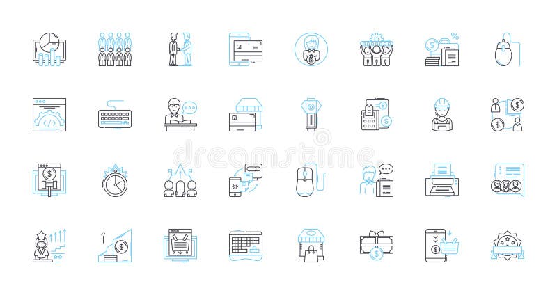 Community Oversight Linear Icons Set. Accountability, Transparency ...
