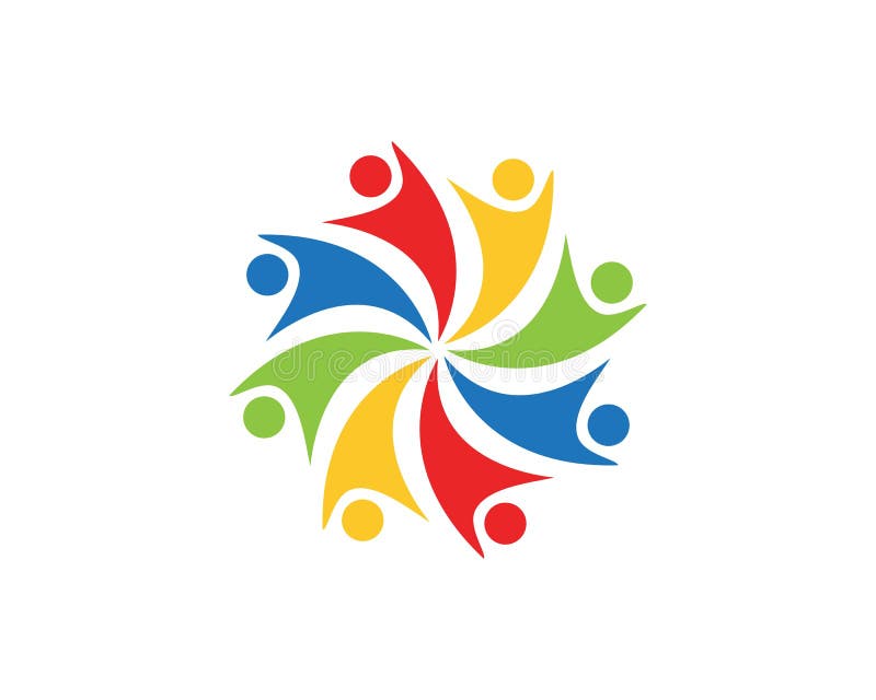 Community People Care Logo Vector Template Stock Vector - Illustration ...