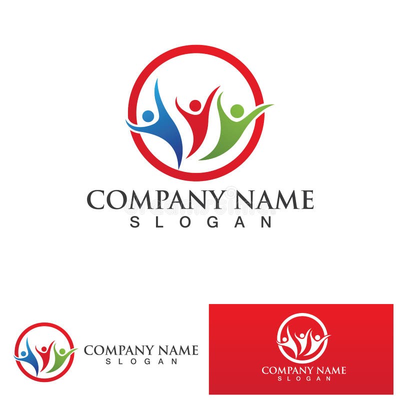Community People Group Logo, Network and Social Icon Stock Vector ...