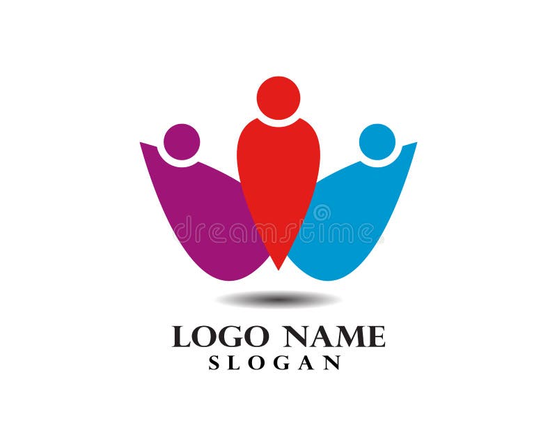 Community People Logo and Symbols Template Stock Vector - Illustration ...