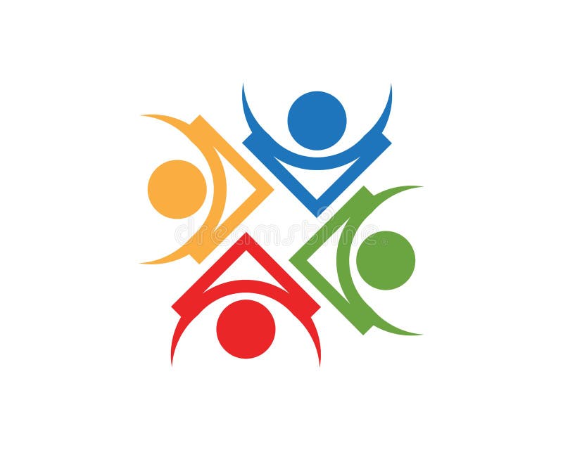 Community People Logo Vector Stock Vector - Illustration of abstract ...