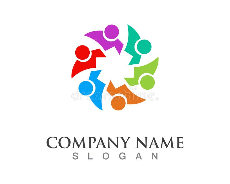 Community People Logo Vector Symbol Stock Illustration - Illustration ...