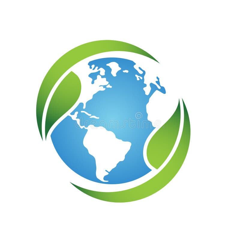 A Community Protection Globe/Earth. Stock Vector - Illustration of leaf ...