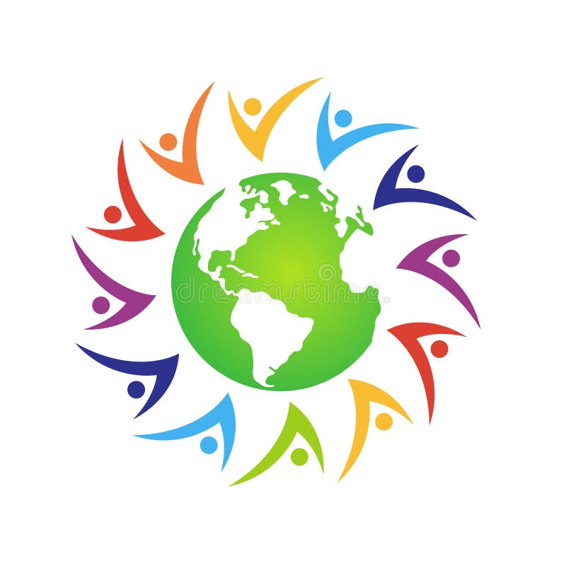 A Community Protection Globe/Earth. Stock Vector - Illustration of ...