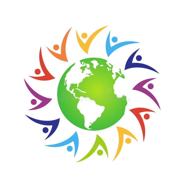 A Community Protection Globe/Earth. Stock Vector - Illustration of ...