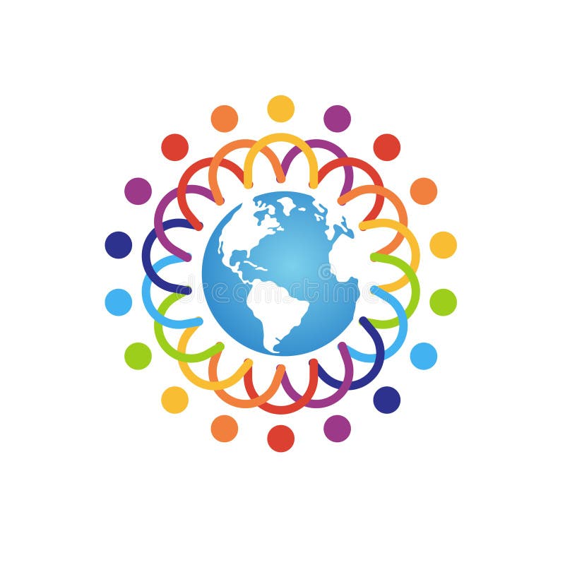 A Community Protection Globe/Earth. Stock Vector - Illustration of ...