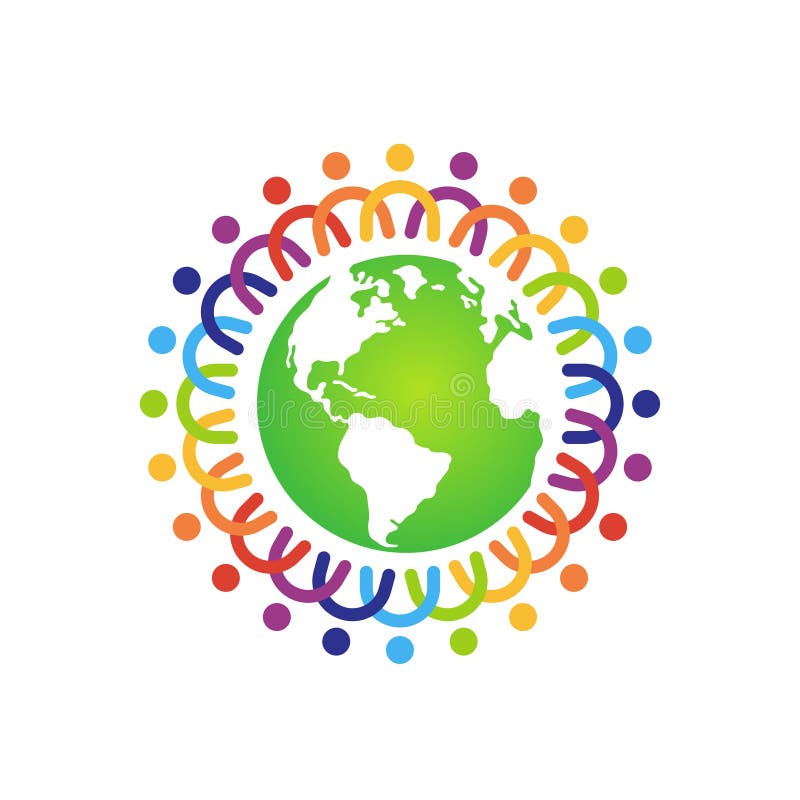 A Community Protection Globe/Earth. Stock Vector - Illustration of ...