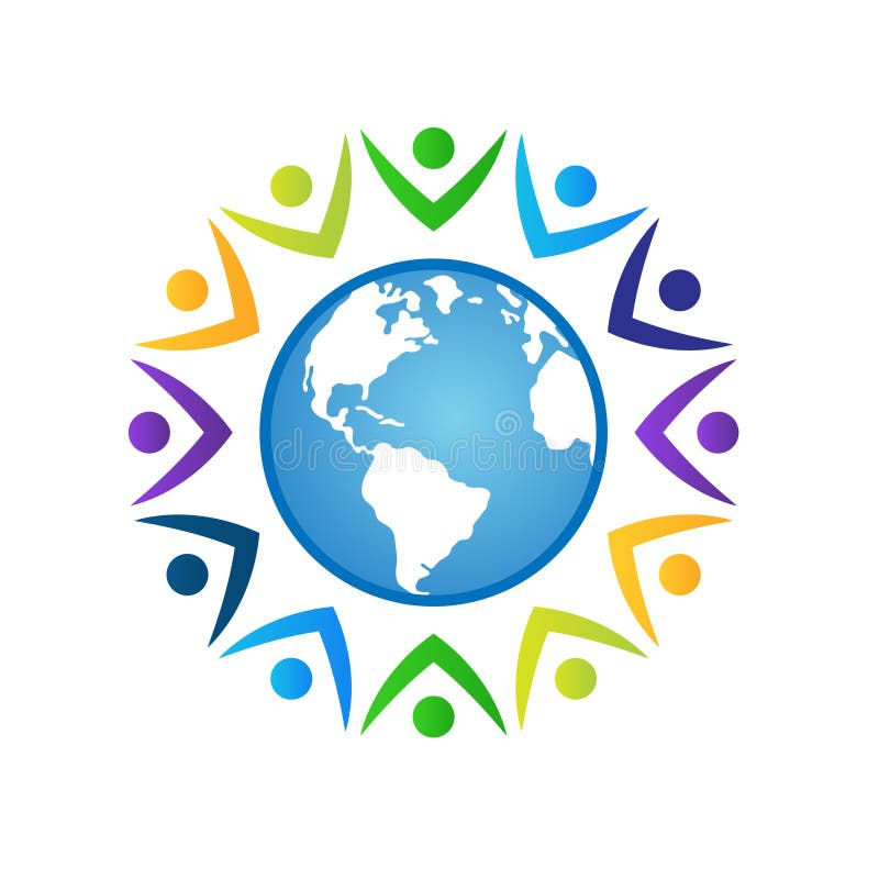 A Community Protection Globe/Earth. Stock Vector - Illustration of ...