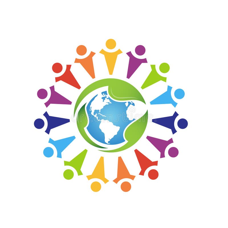 A Community Protection Globe/Earth. Stock Vector - Illustration of ...