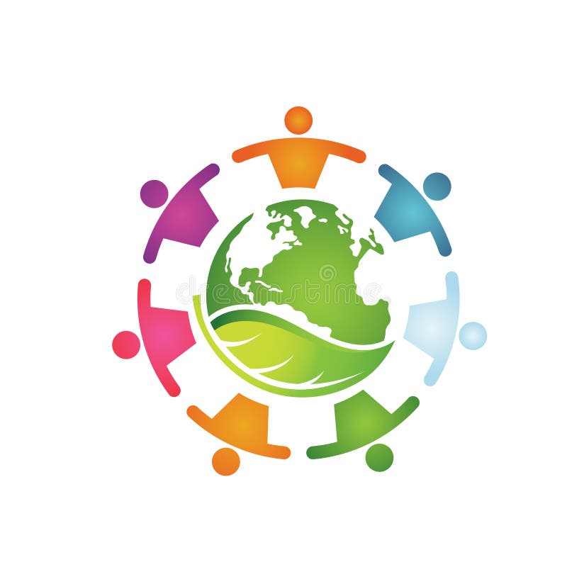 A Community Protection Globe/Earth. Stock Vector - Illustration of ...