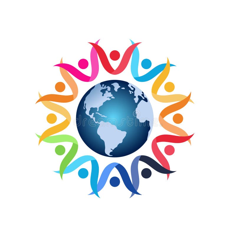 A Community Protection Globe/Earth. Stock Vector - Illustration of blue ...