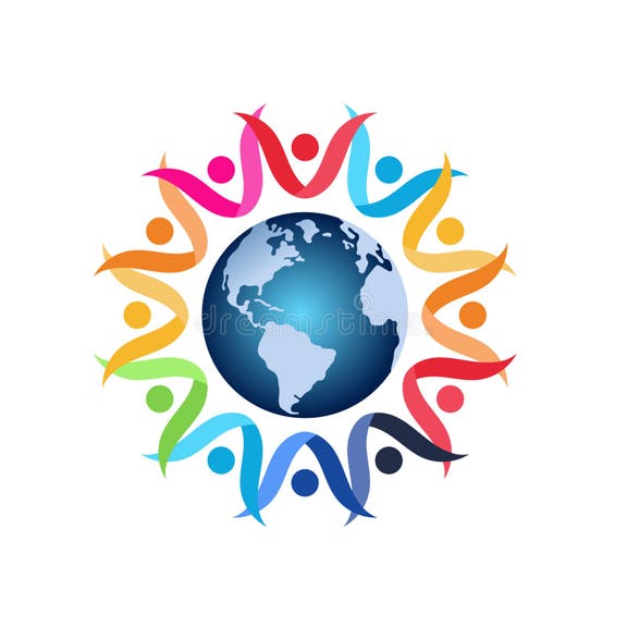 A Community Protection Globe/Earth. Stock Vector - Illustration of blue ...