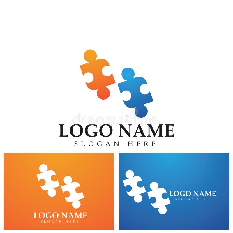 Community Puzzle Logo Template Vector. Stock Vector - Illustration of ...