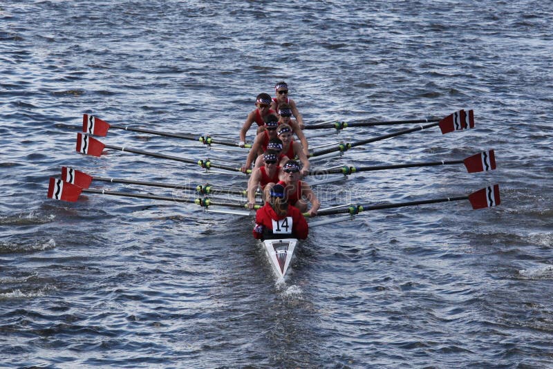 Community Rowing (56) Trys To Overtake Hingham Editorial Photography ...
